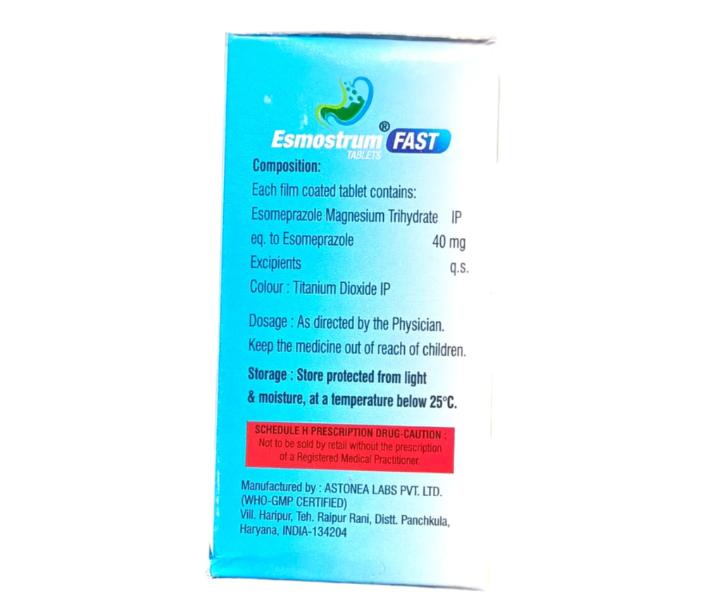 STERIS PHARMA | esomeprazole 40mg uses, dosage, side effects