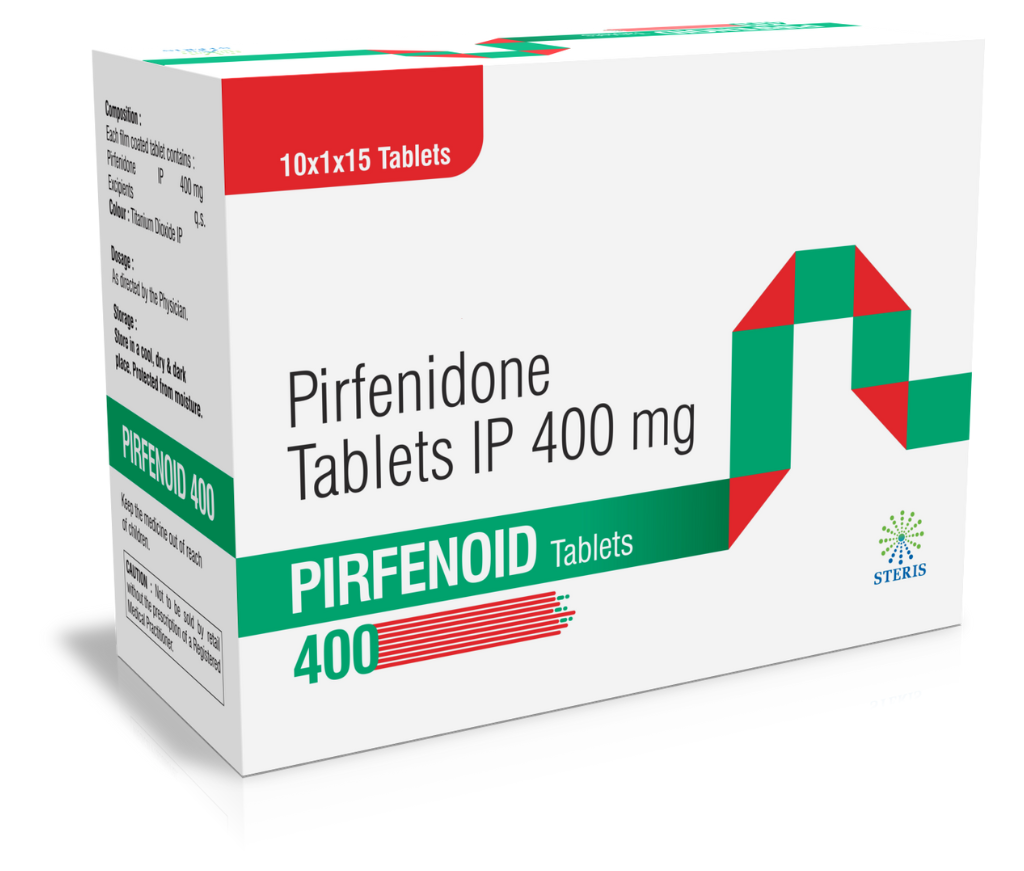STERIS PHARMA | Buy Pirfenidone 200 mg Tablets – Uses, Dose & Price and ...
