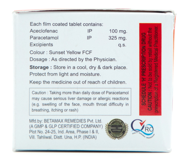 SUPRAMEDS | Acepra Tablet | Pain Relief Tablets | Best Online Medical ...