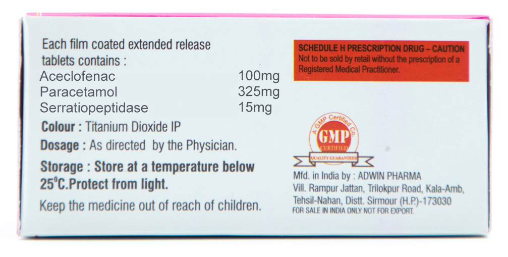 SUPRAMEDS | Acepra-S Tablets | Mild migraine Tablets | Headache tablets