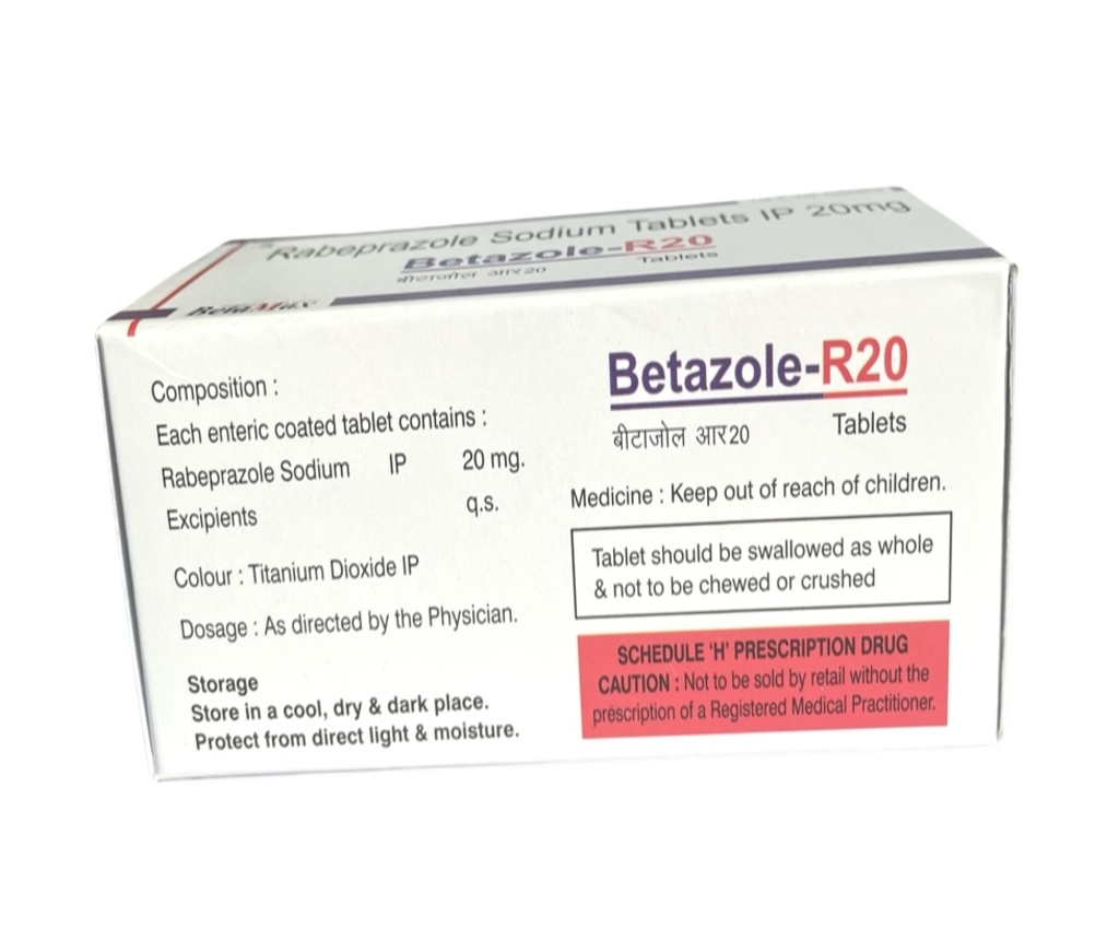 SUPRAMEDS | BETAZOLE-R 20MG Tablets | Aspirin Gastro Resistant Tablets | Suprameds