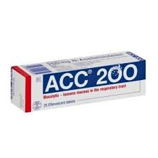 ACC 200MG 25'S EFFERVESCENT TABLETS | HnG Online Pharmacy