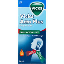 VICKS ACTA PLUS 50ML COUGH SYRUP S.A | HnG Online Pharmacy