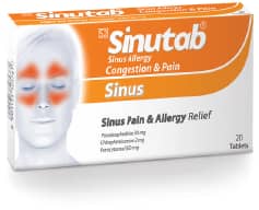 SINUTAB SINUS ALLERGY 20s TABLET | HnG Online Pharmacy
