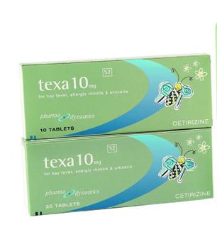TEXA ALLERGY 10mg 10s TABLET | HnG Online Pharmacy