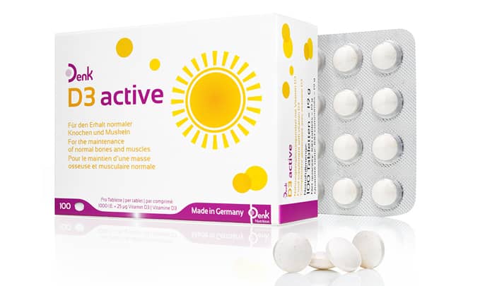 D3 ACTIVE DENK 25M CG TABLETS 20S | HnG Online Pharmacy