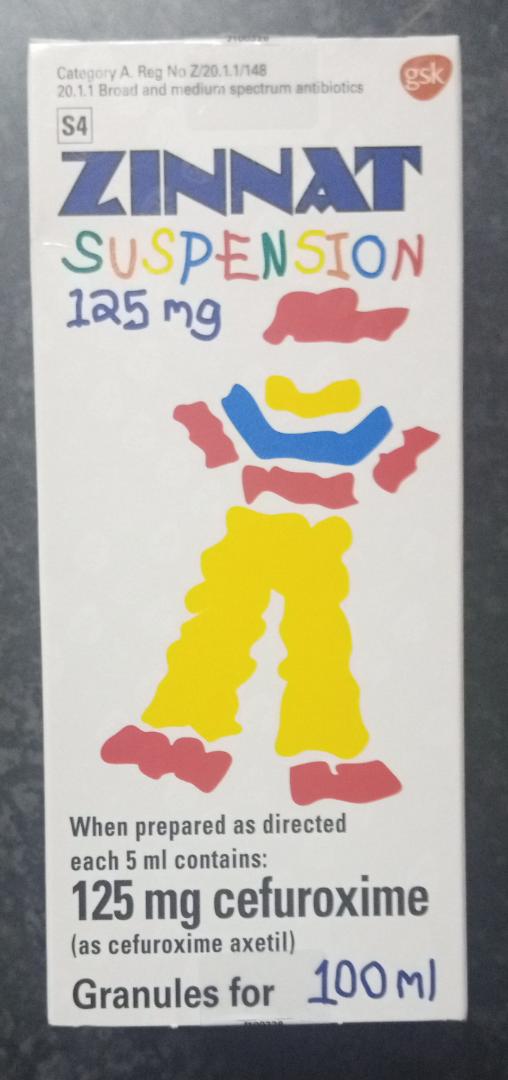 ZINNAT SUSPENSION 125MG 100ML S.A | HnG Online Pharmacy