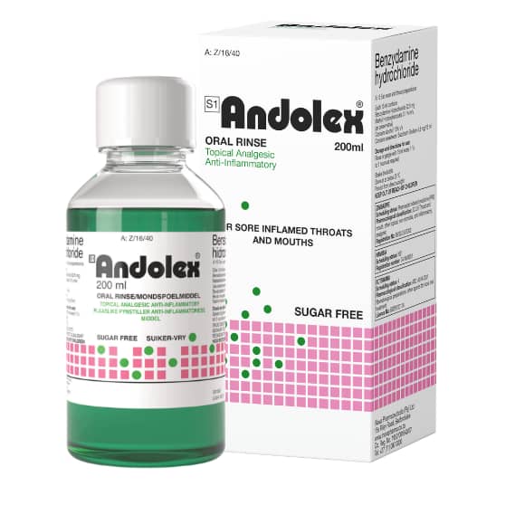ANDOLEX ORAL RINSE 200ML | HnG Online Pharmacy