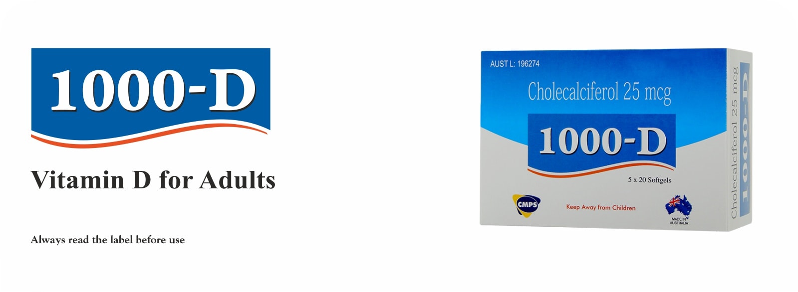 CHOLECALCIFEROL 25MCG 1000D 30 CAPSULES | HnG Online Pharmacy