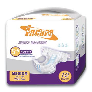 ADULT DIAPERS 10s MEDIUM 80-112cm INCARE | HnG Online Pharmacy
