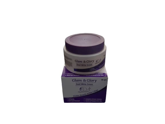 GLAM AND GLORY SNAIL WHITE CREAM 50gm | HnG Online Pharmacy