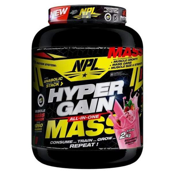 NPL HYPER GAIN MASS 2KG STRAWBERRY | HnG Online Pharmacy