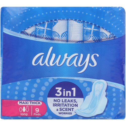 ALWAYS PADS MAXI THICK 9s | HnG Online Pharmacy